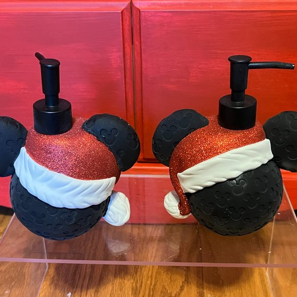 Disney | Bath | New Disney Mickey Mouse Santa Hat Christmas Lotion Soap ...